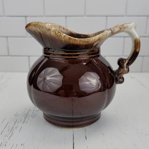 Mccoy | Accents | Vtg Mccoy Pottery 7528 Brown Drip Glazed Pitcher ...